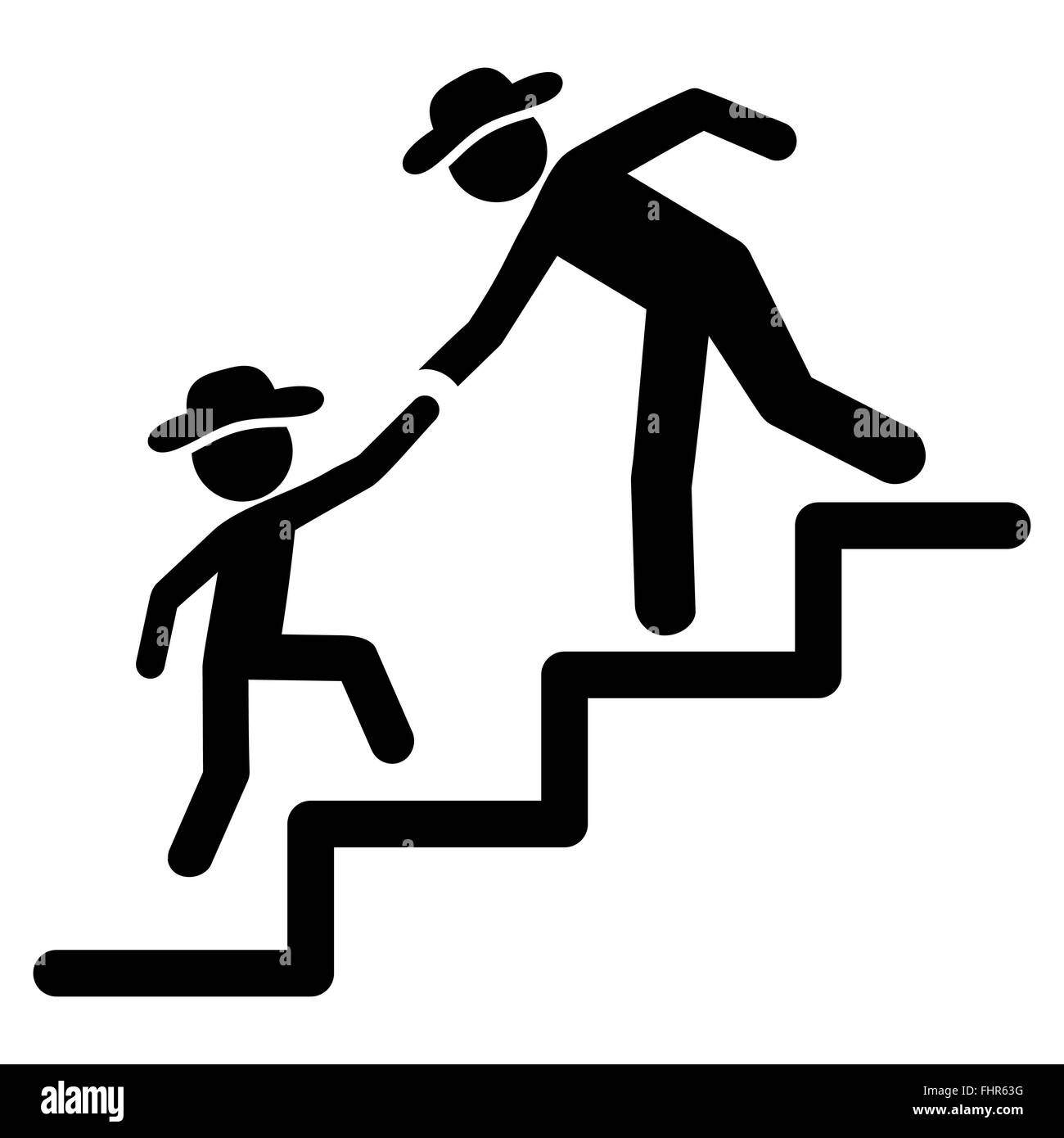 Person Education Steps Icon Stock Photo - Alamy