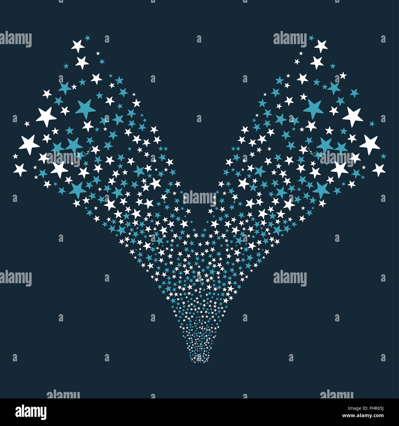 Double Star Fountain Salute Stock Photo - Alamy