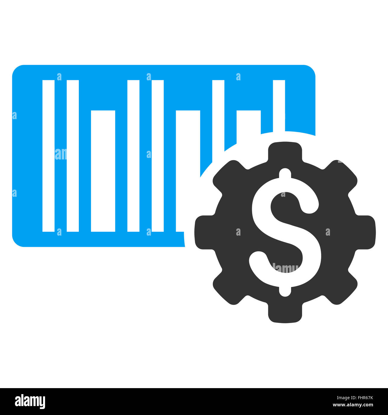 Finance barcode blue background hi-res stock photography and images - Alamy