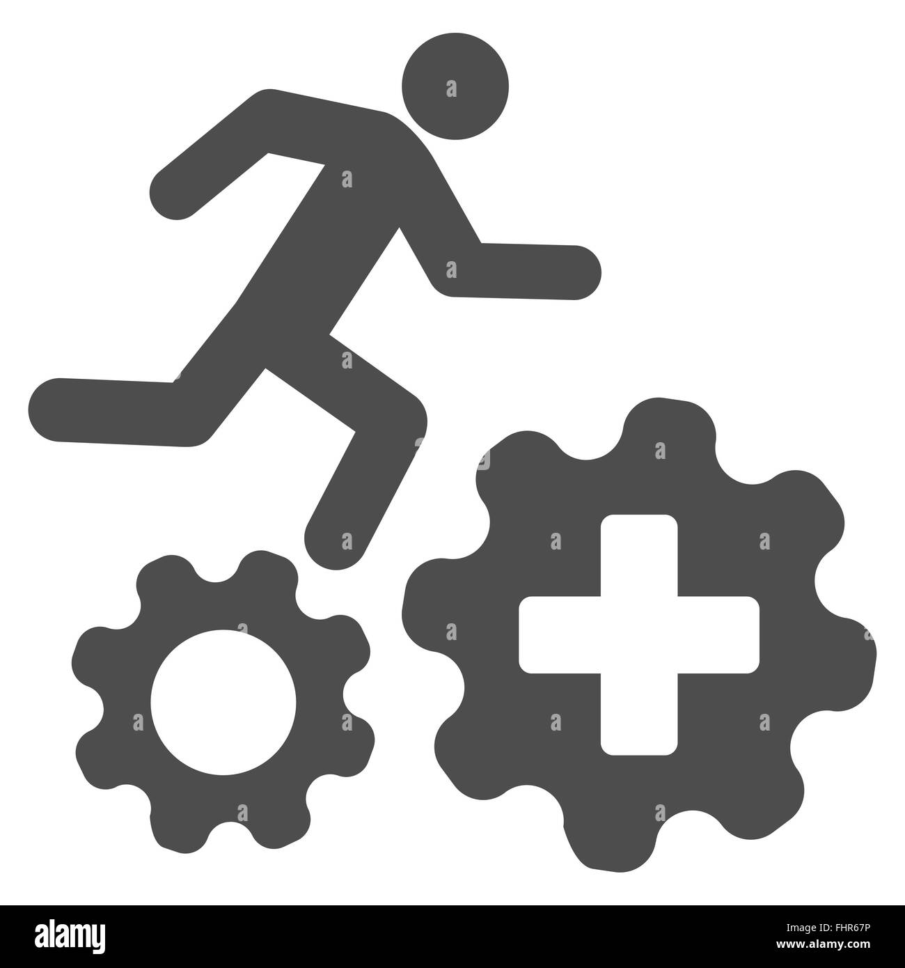 Treatment Process Icon Stock Photo - Alamy