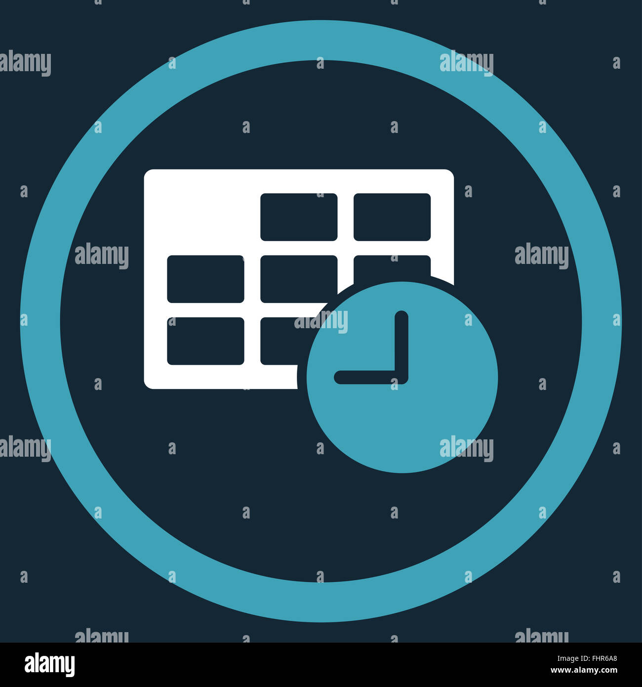 Date And Time Icon Stock Photo - Alamy