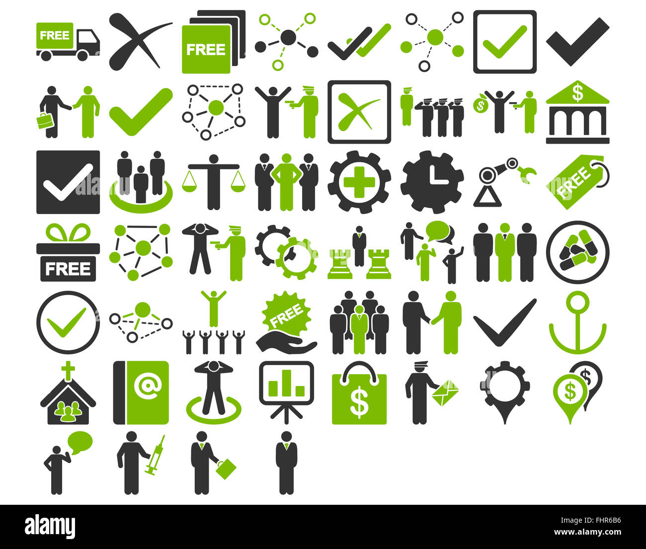 Business Icon Set Stock Photo - Alamy