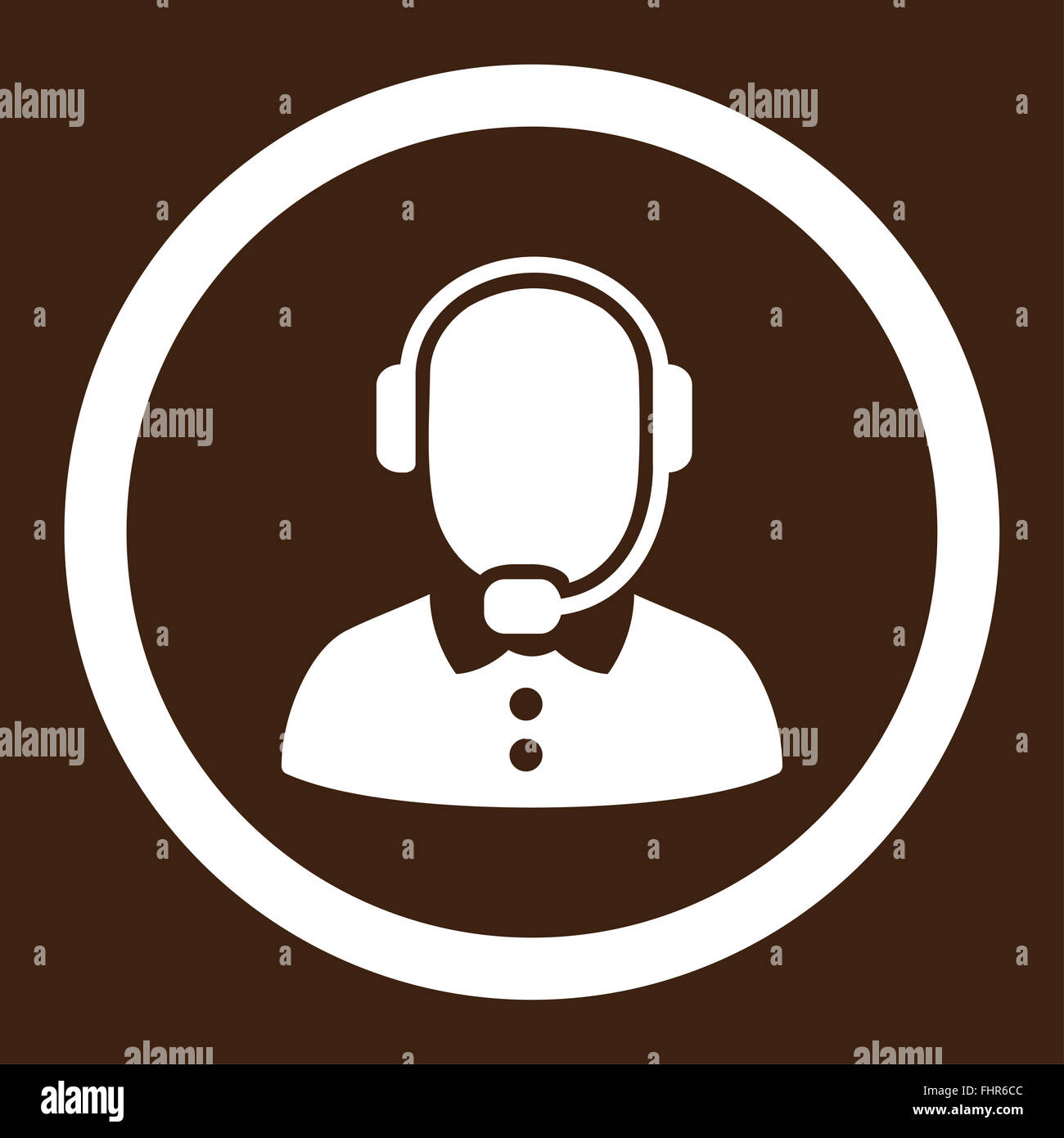 Call center rounded vector icon hi-res stock photography and images - Alamy