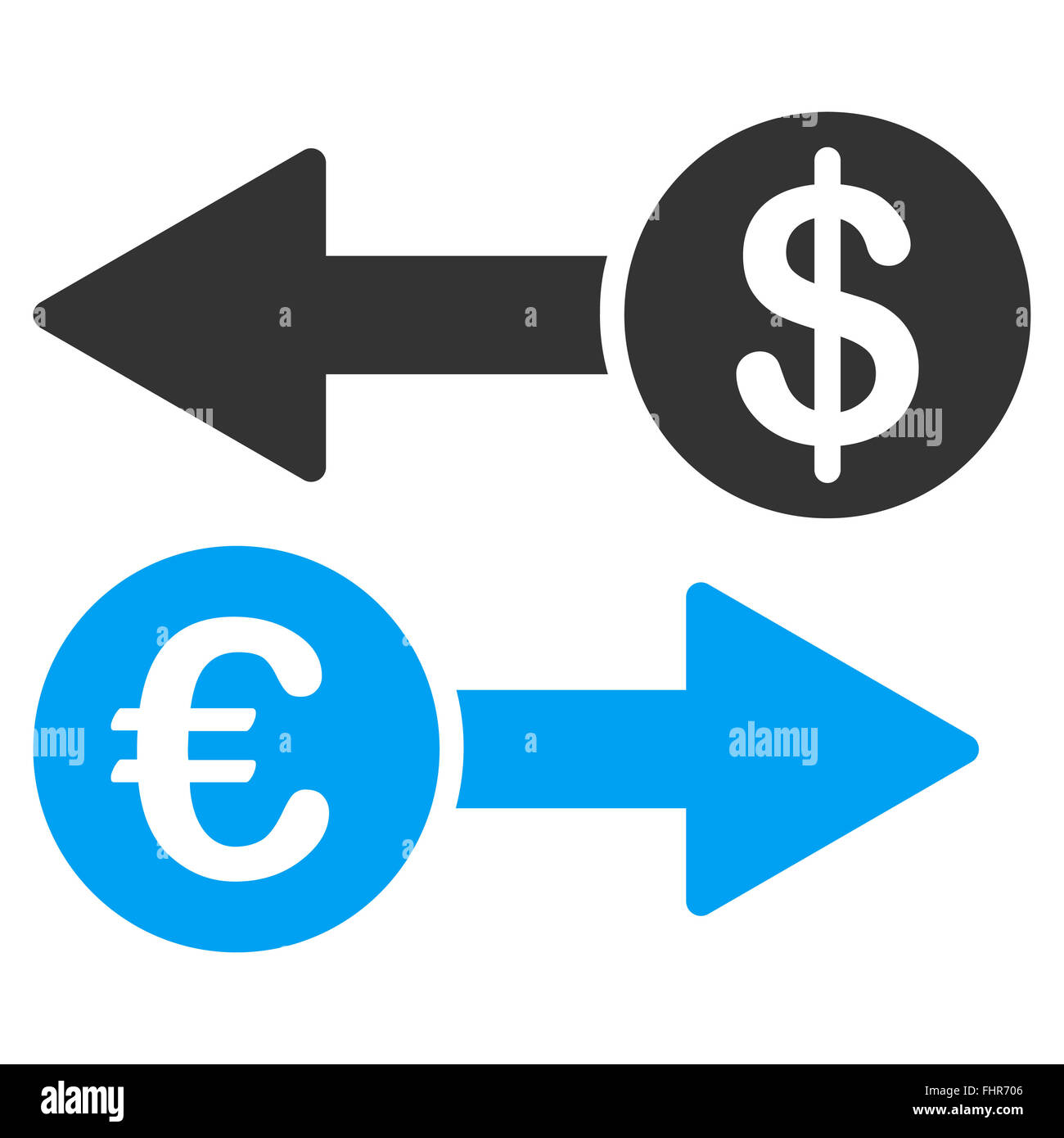 Currency Transactions Icon Stock Photo - Alamy