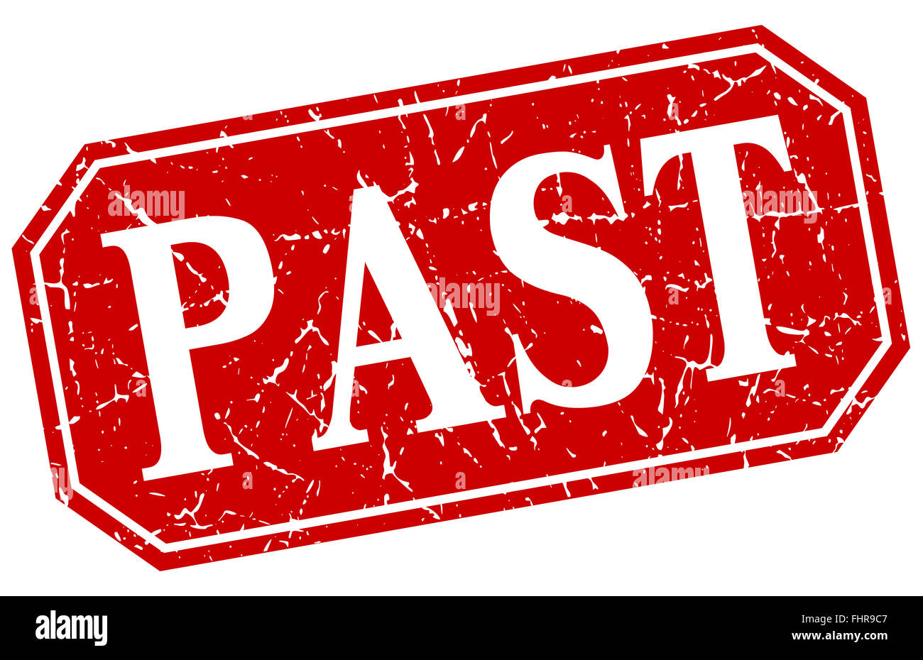 past red square vintage grunge isolated sign Stock Photo - Alamy
