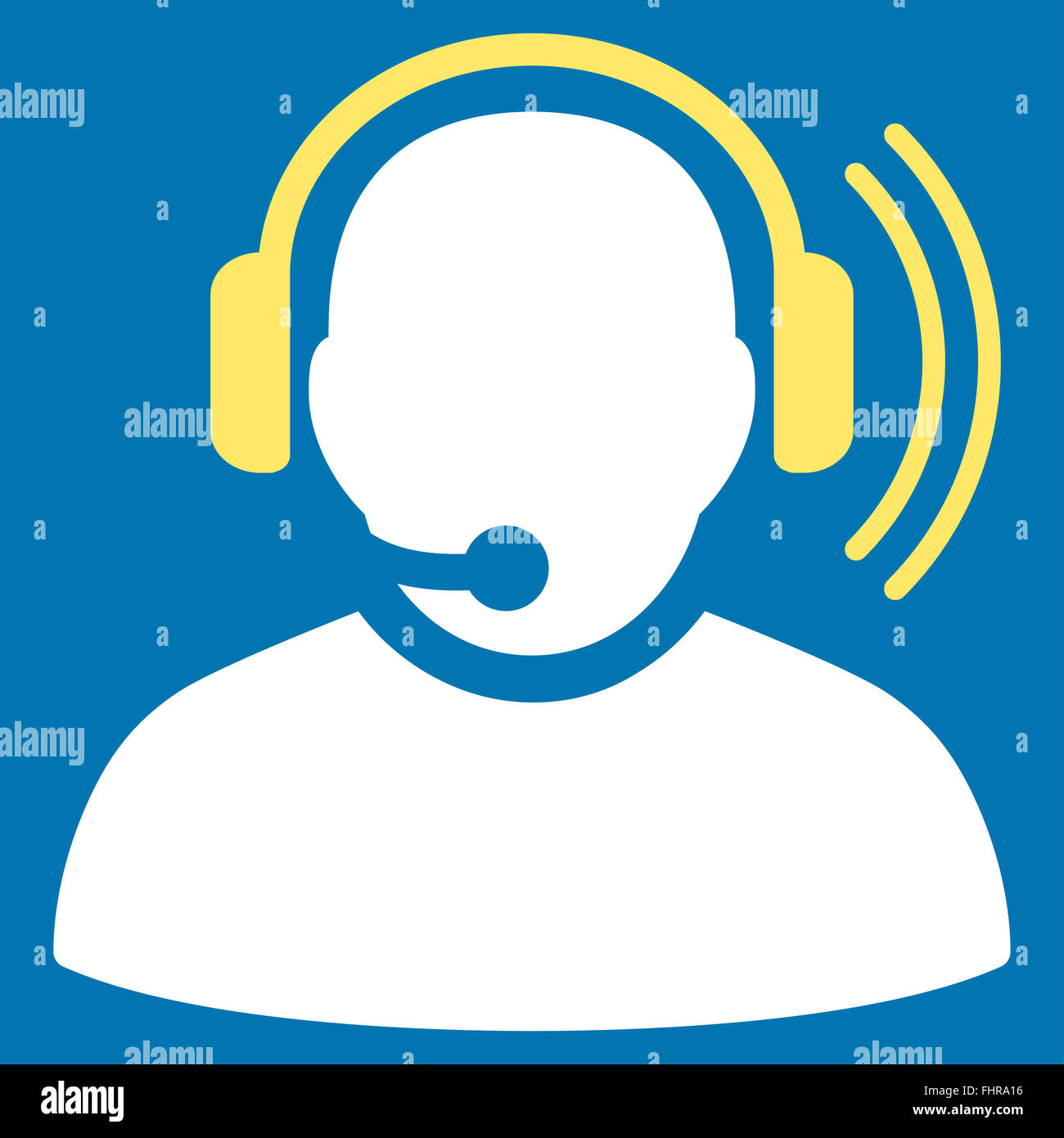 Operator Signal Icon Stock Photo - Alamy