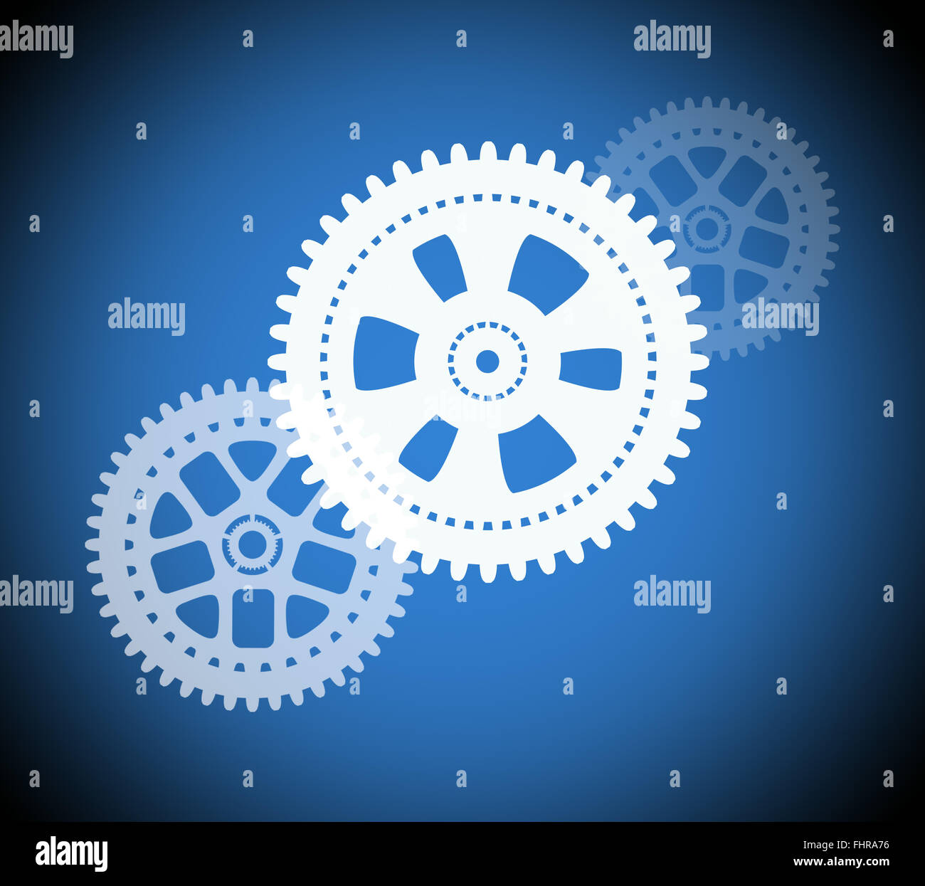 Set of mechanical gears Stock Photo - Alamy