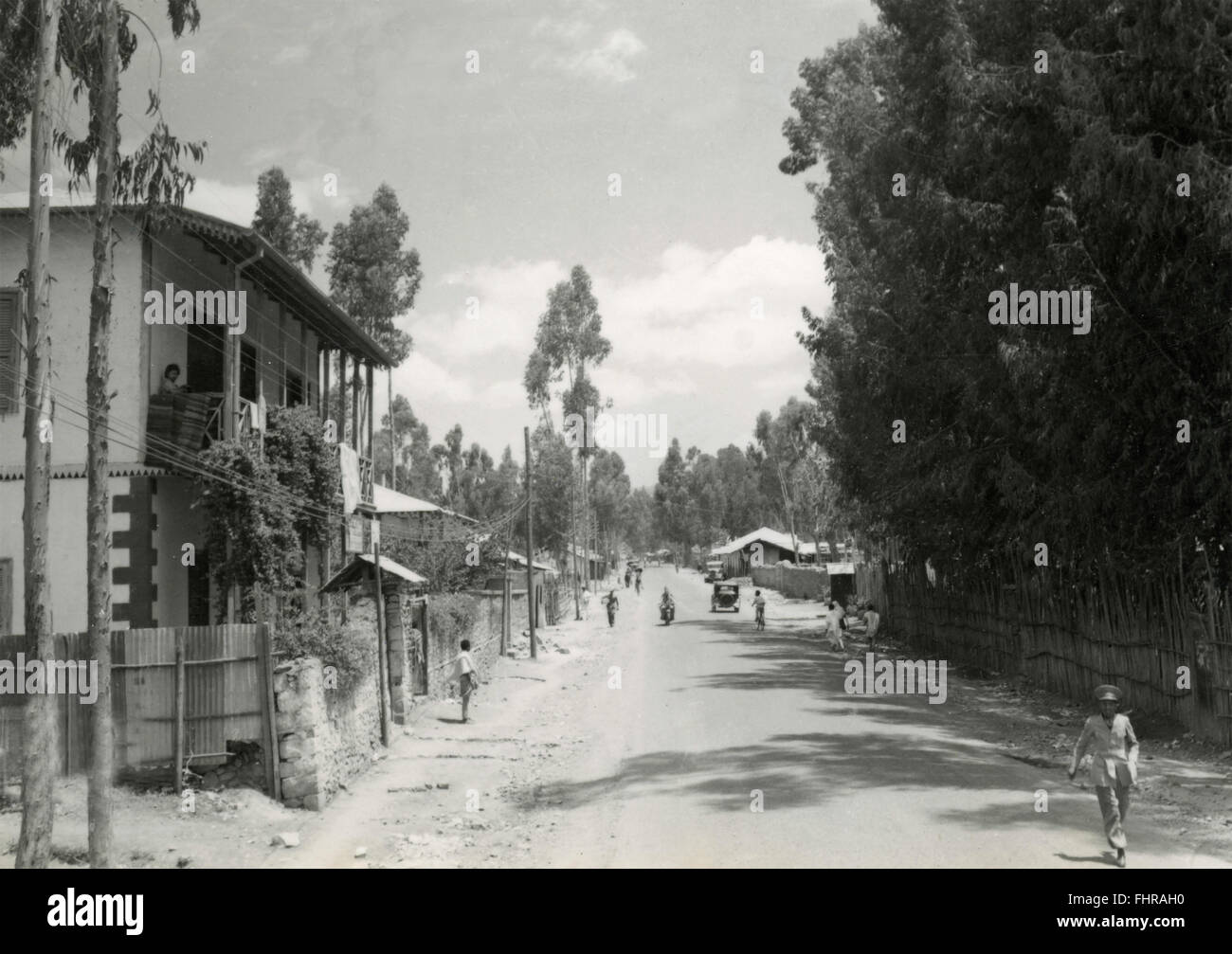 The Mission House in Via Reginaldo Giuliani, Ethiopia Stock Photo - Alamy