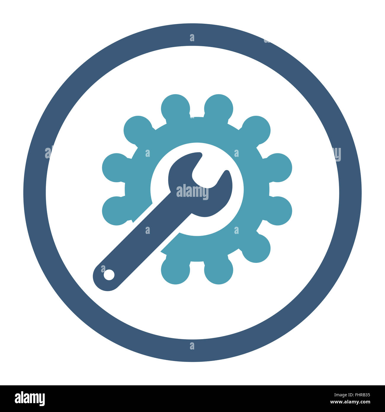 Customization flat cyan and blue colors rounded vector icon Stock Photo ...