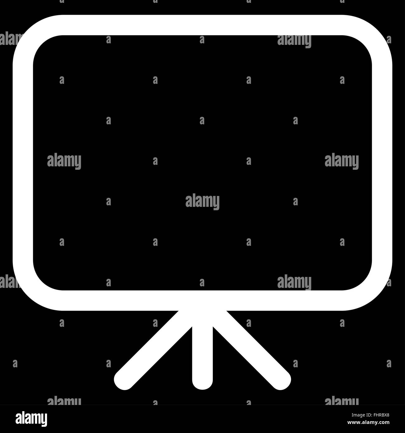 Presentation screen icon Stock Photo - Alamy