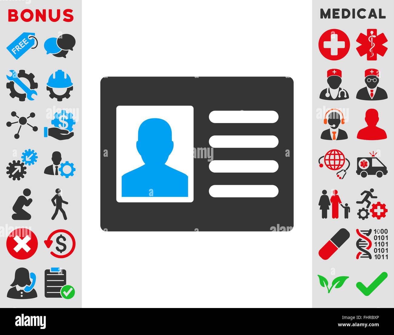 Patient Account Icon Stock Photo - Alamy