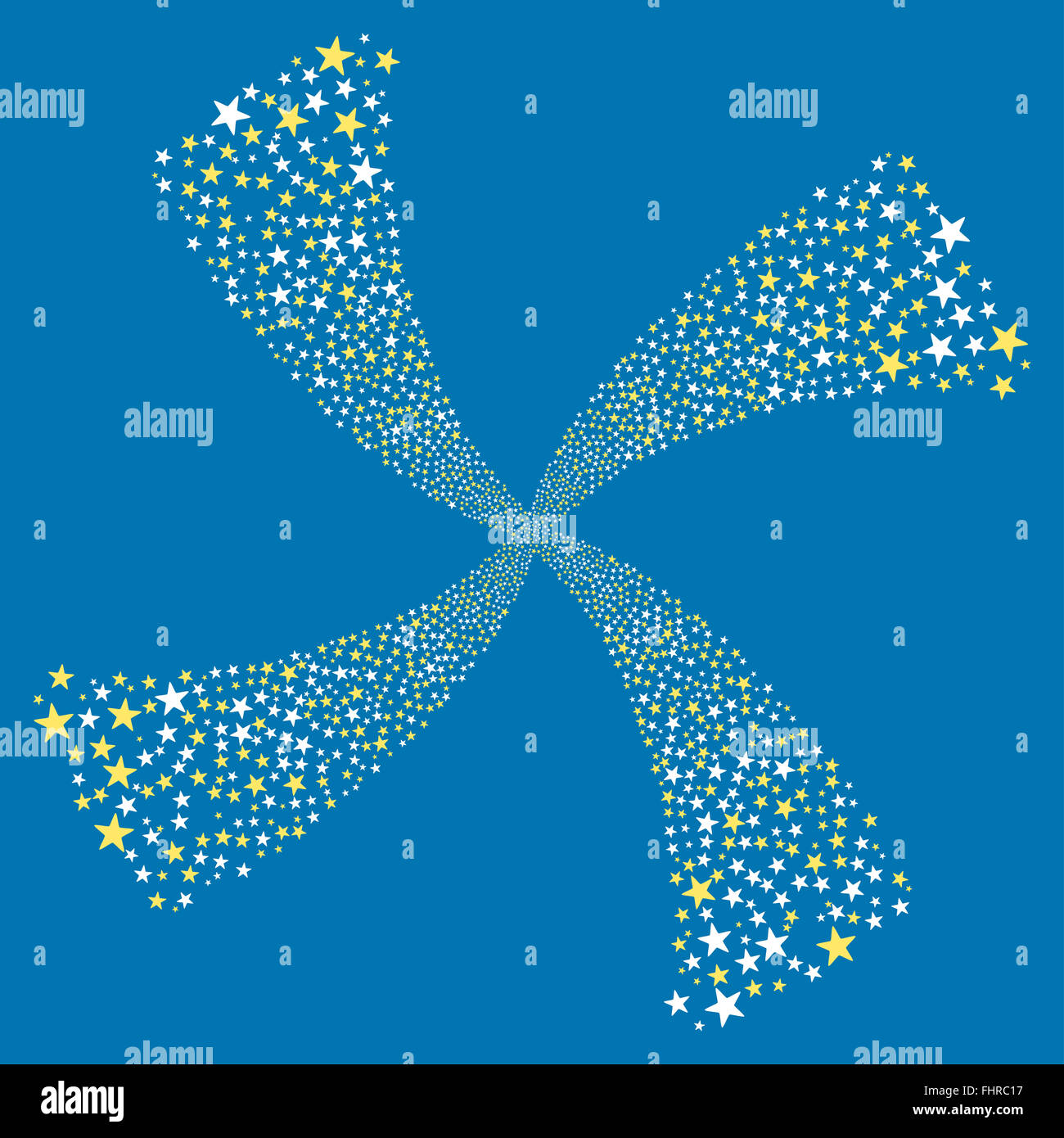 Fireworks Star Swirl Stock Photo - Alamy