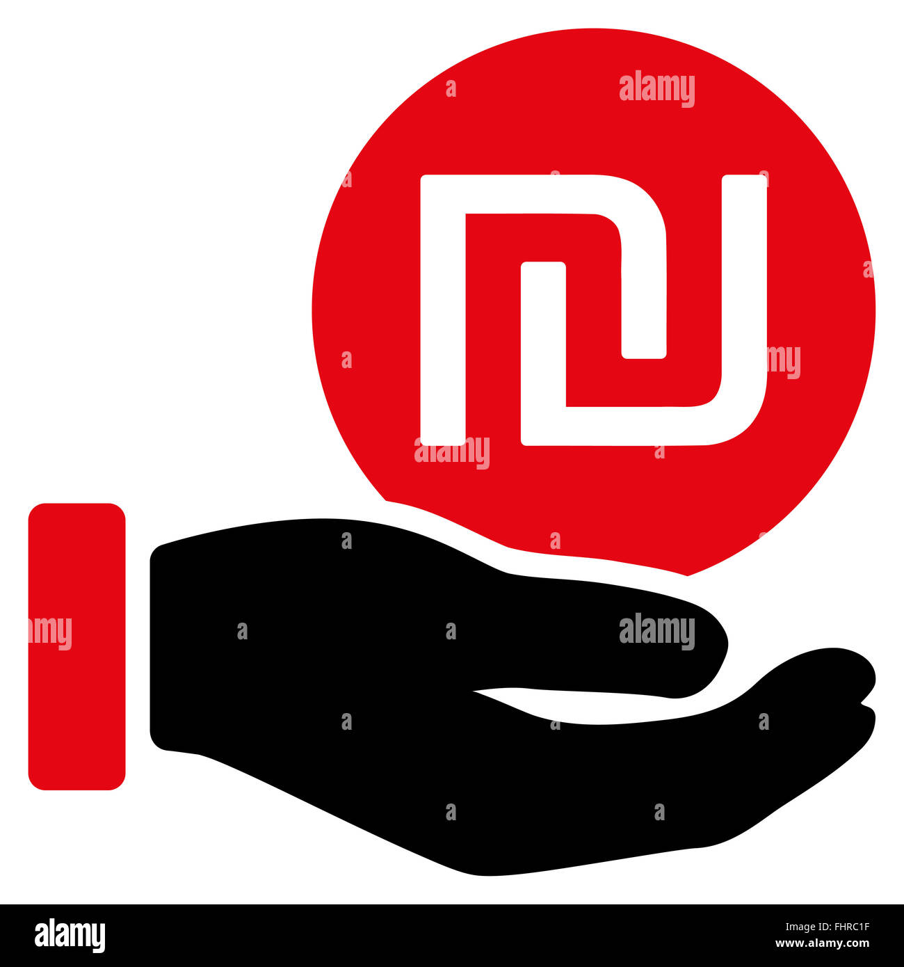 Shekel Coin Payment Icon Stock Photo - Alamy