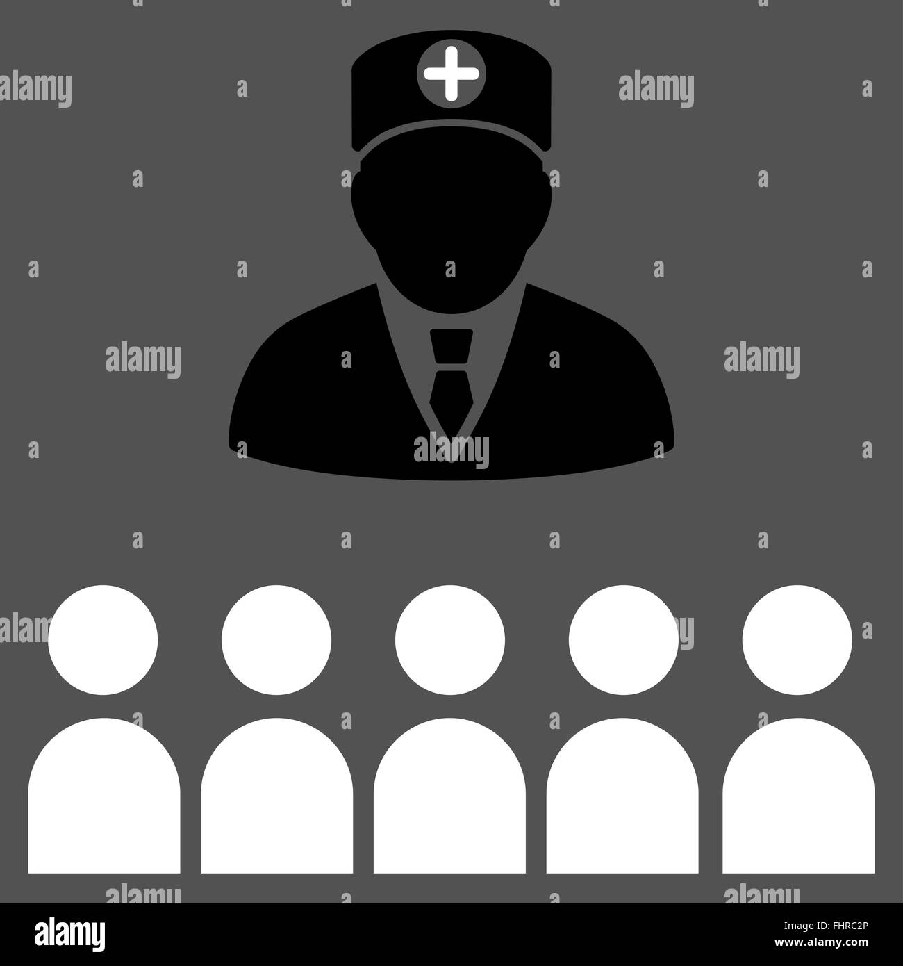 Doctor Class Icon Stock Photo - Alamy