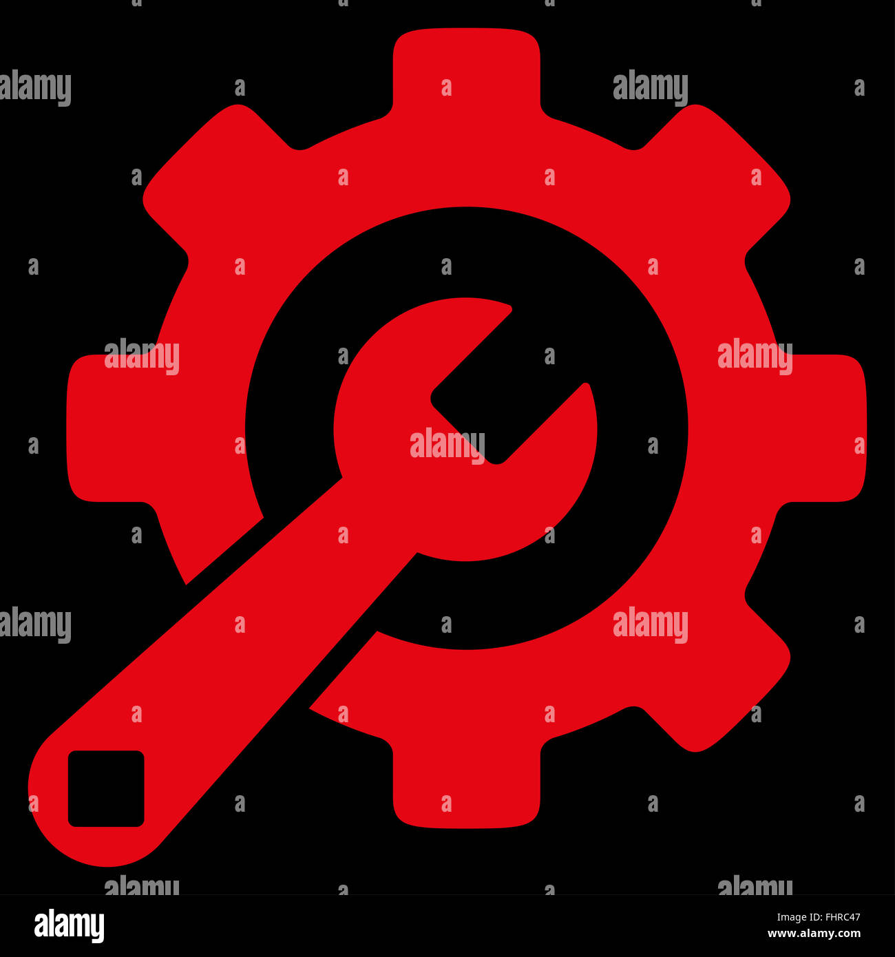 Service Tools Icon Stock Photo - Alamy