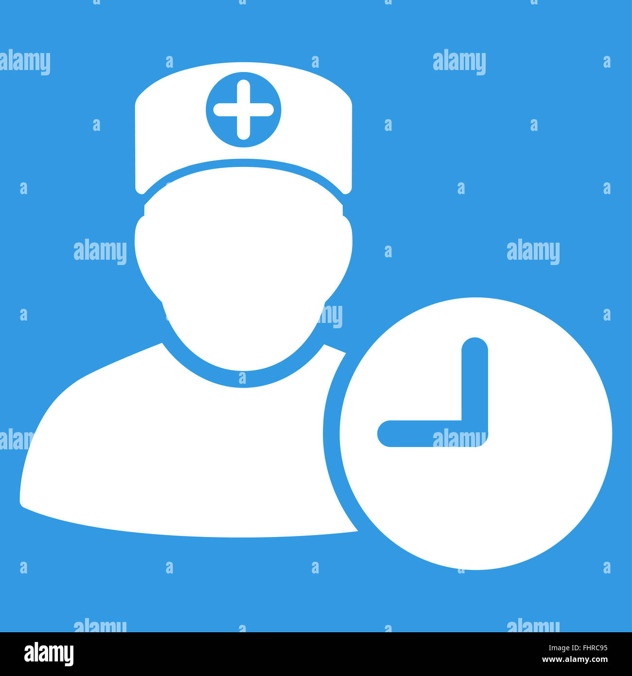 Doctor Schedule Icon Stock Photo - Alamy
