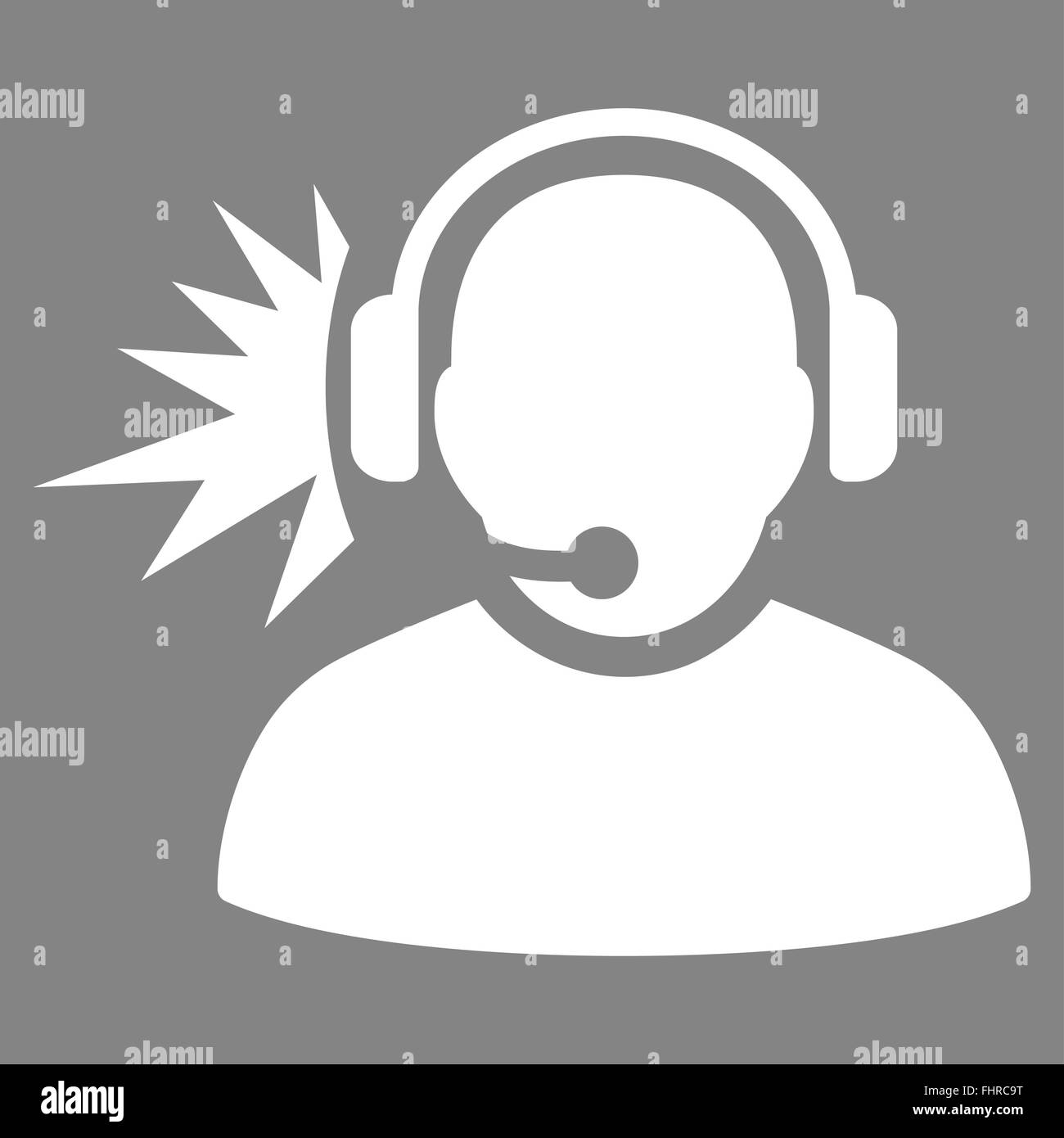 Operator Signal Icon Stock Photo - Alamy
