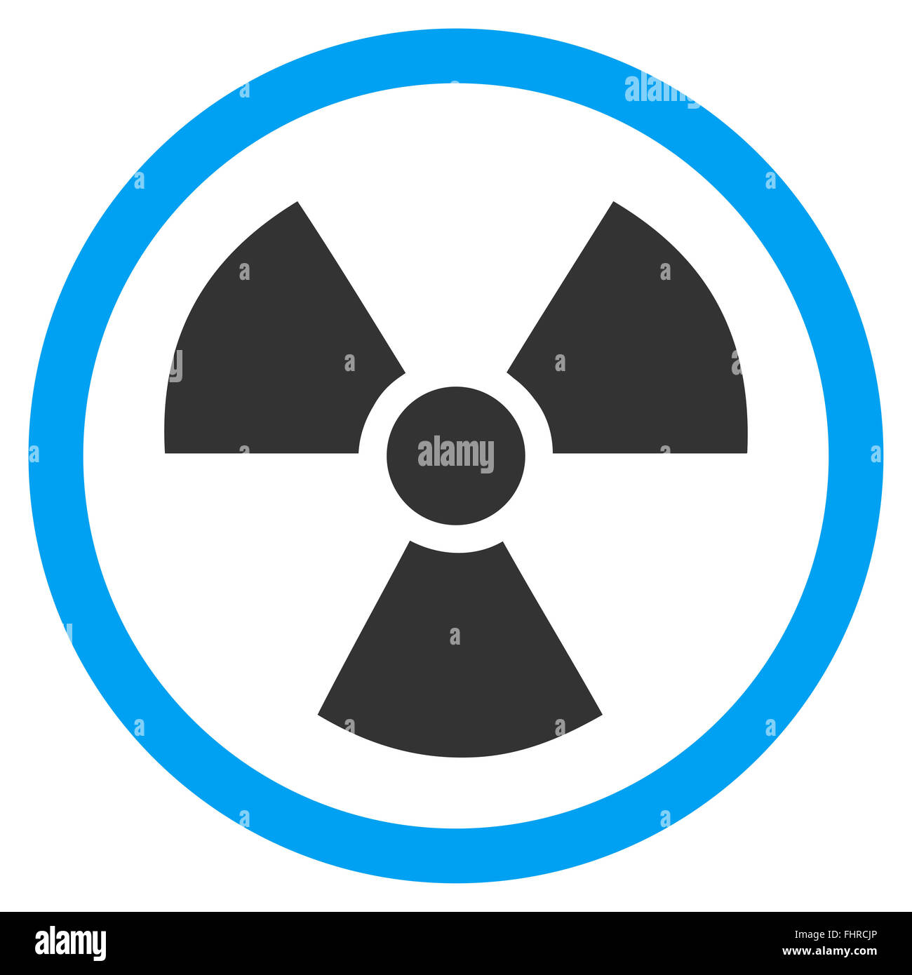 Radiation Danger Icon Stock Photo - Alamy