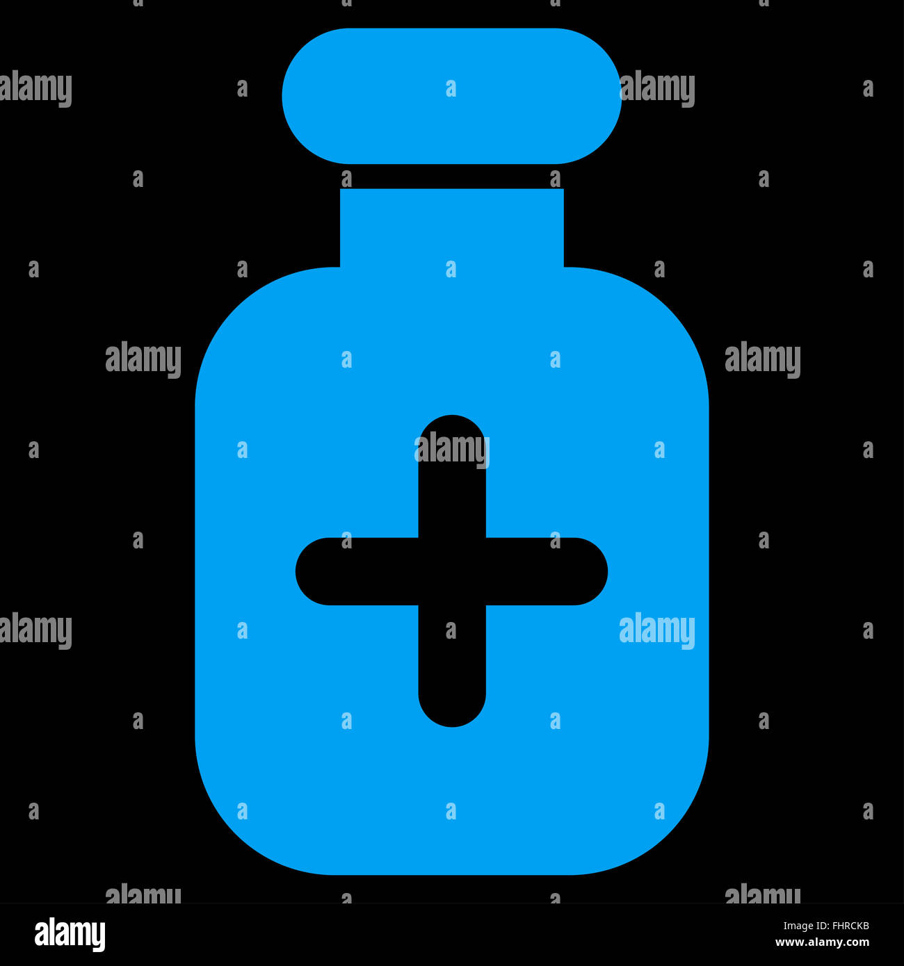 Medication Vial Icon Stock Photo - Alamy