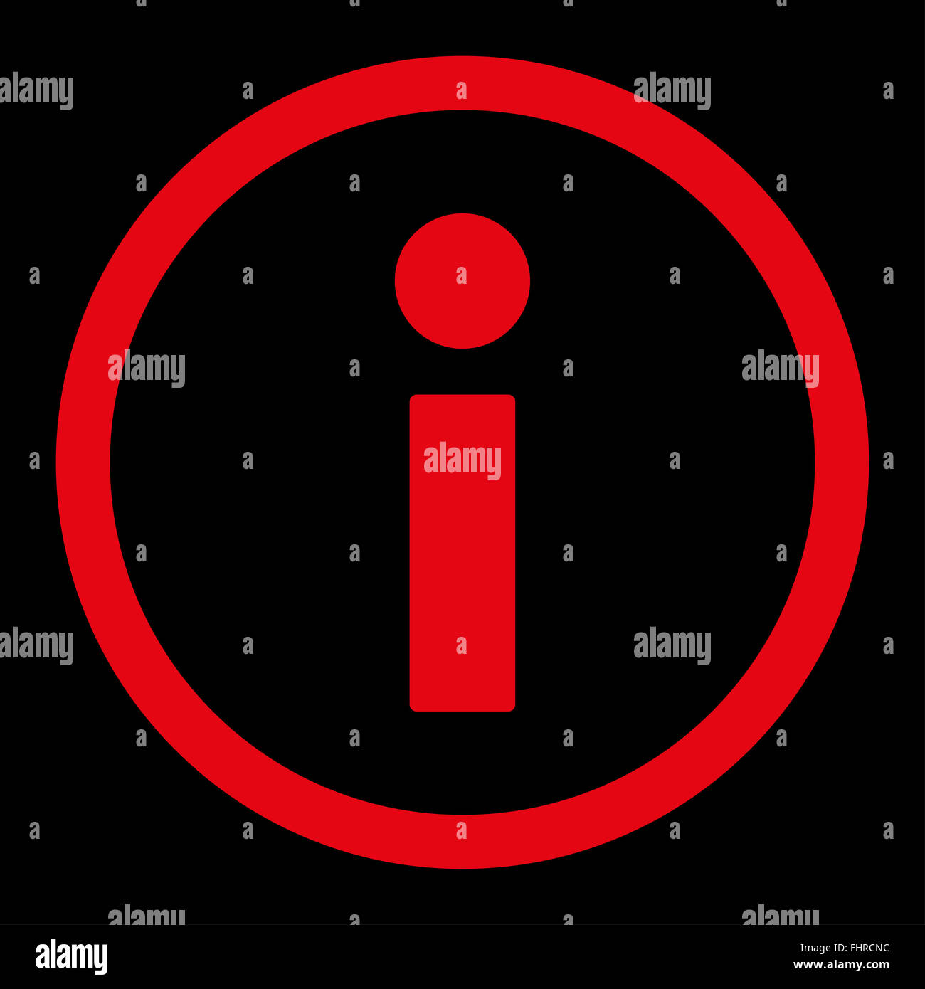 Info flat red color rounded vector icon Stock Photo - Alamy