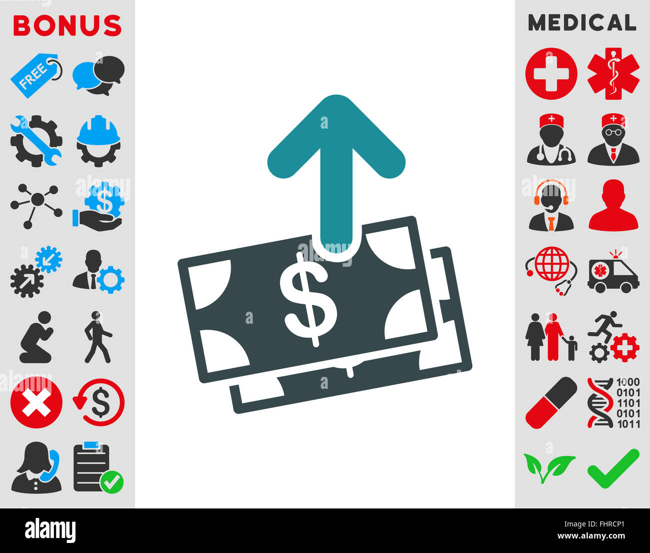 Spend Money Icon Stock Photo - Alamy