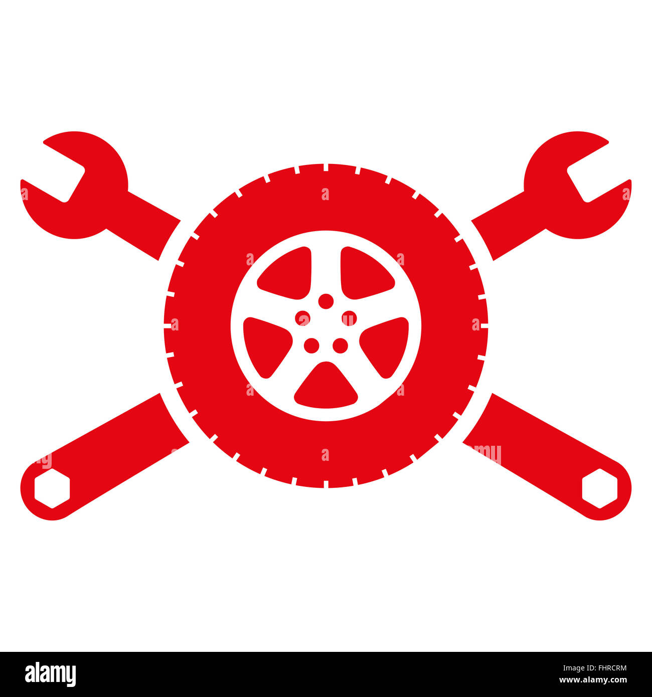 Tire Service Icon Stock Photo - Alamy