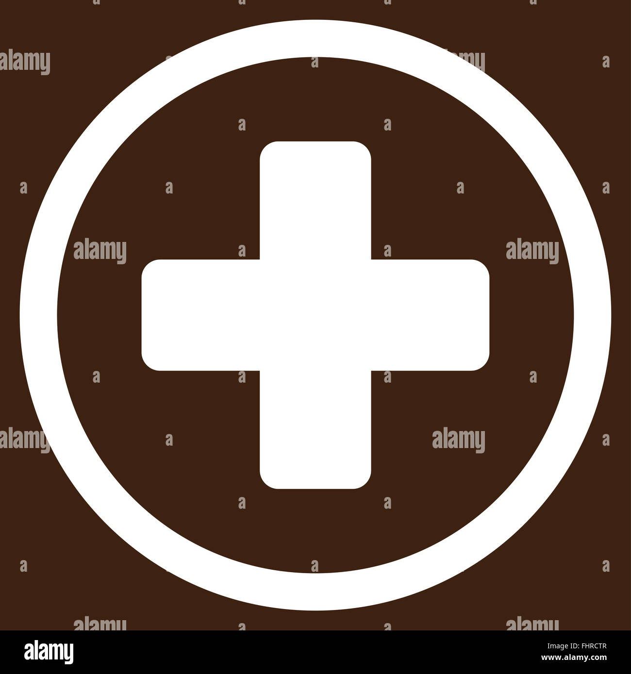 Rounded Plus Icon Stock Photo - Alamy