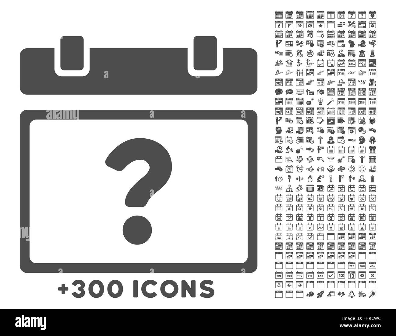 Unknown Date Icon Stock Photo - Alamy