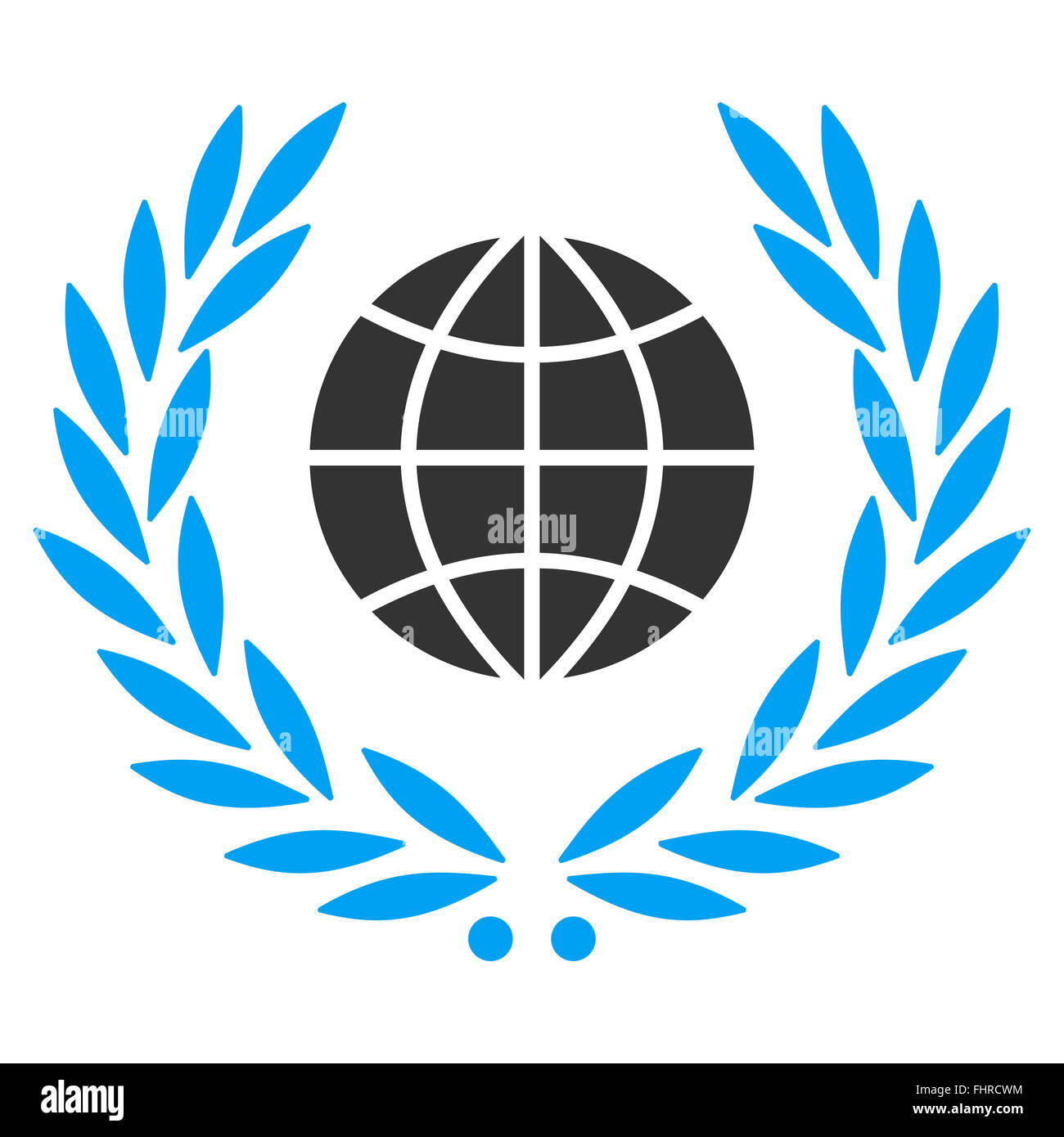 Global Emblem Icon Stock Photo - Alamy