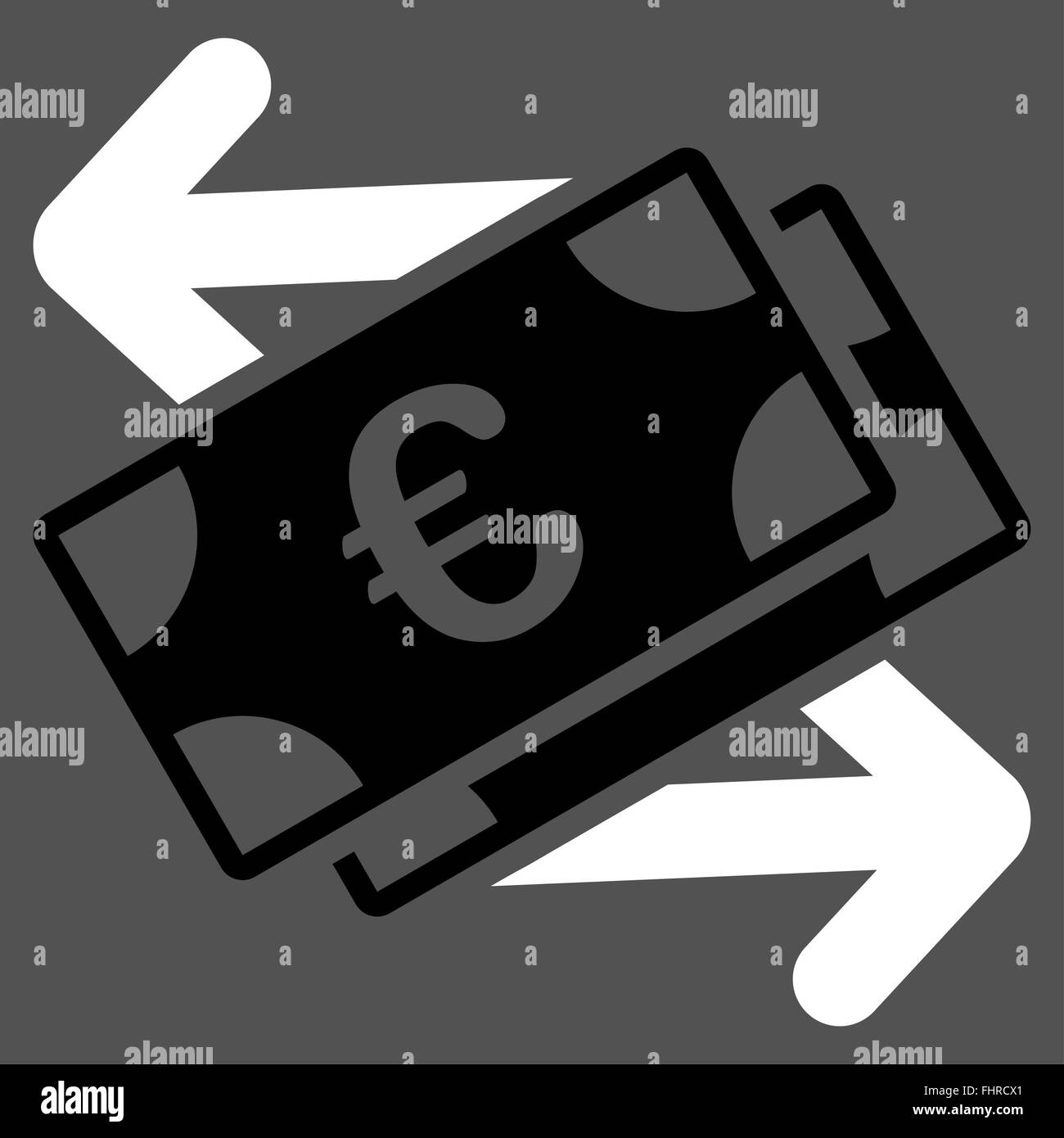 Euro Banknotes Payments Icon Stock Photo - Alamy