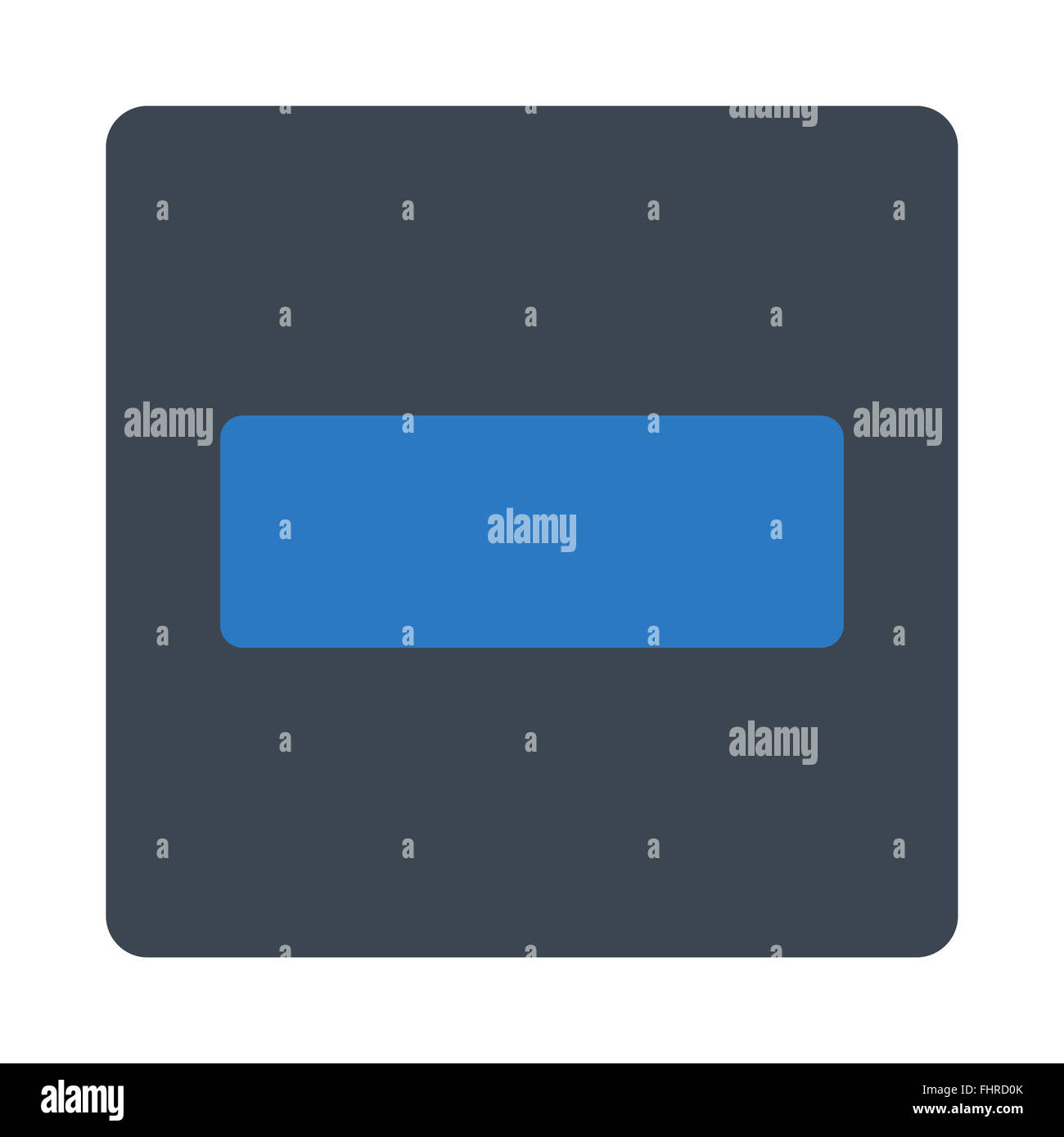 Minus flat smooth blue colors rounded button Stock Photo - Alamy