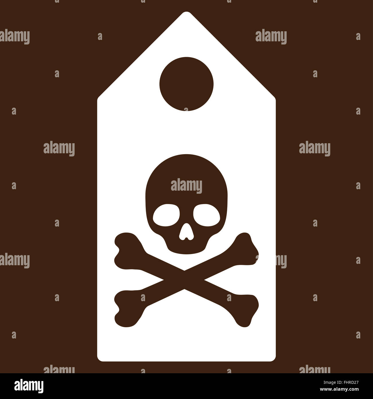Death Mark Vector Icon Stock Photo - Alamy