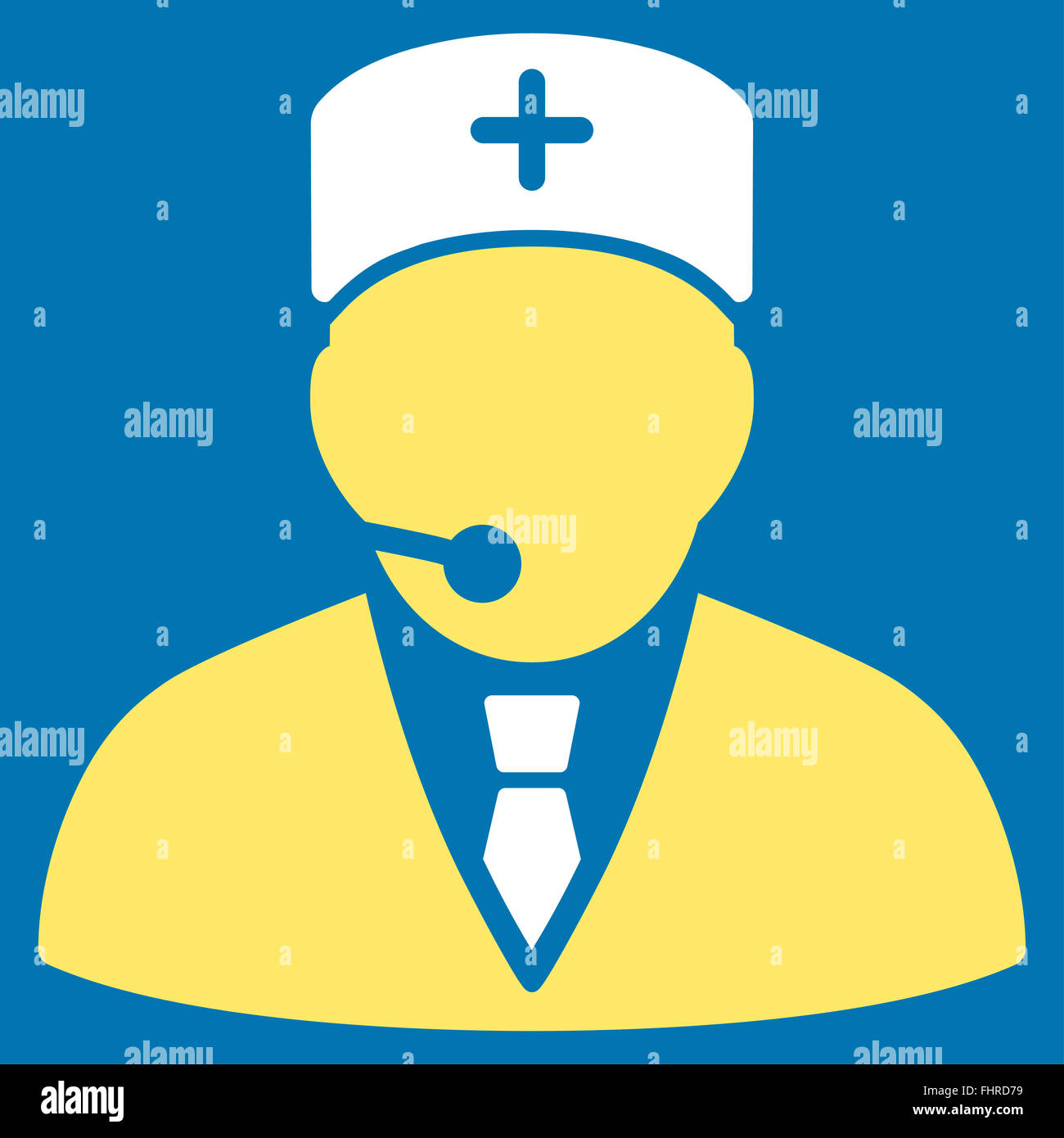 Medical Manager Icon Stock Photo - Alamy