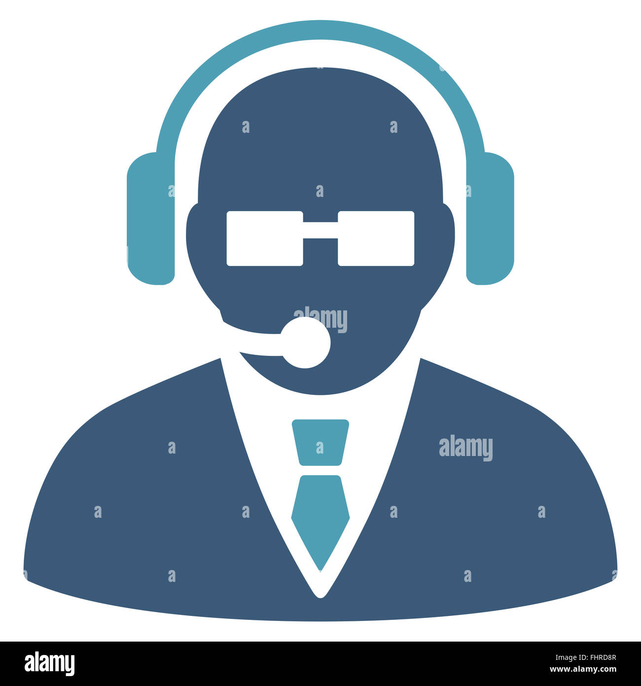 Support Manager Icon Stock Photo - Alamy