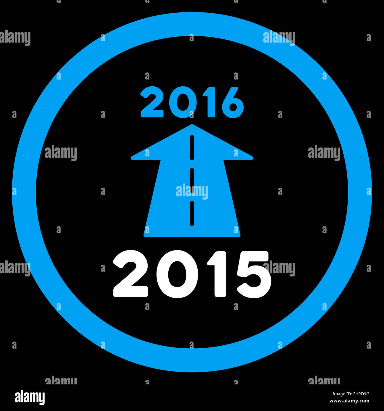 2016 Future Road Icon Stock Photo - Alamy