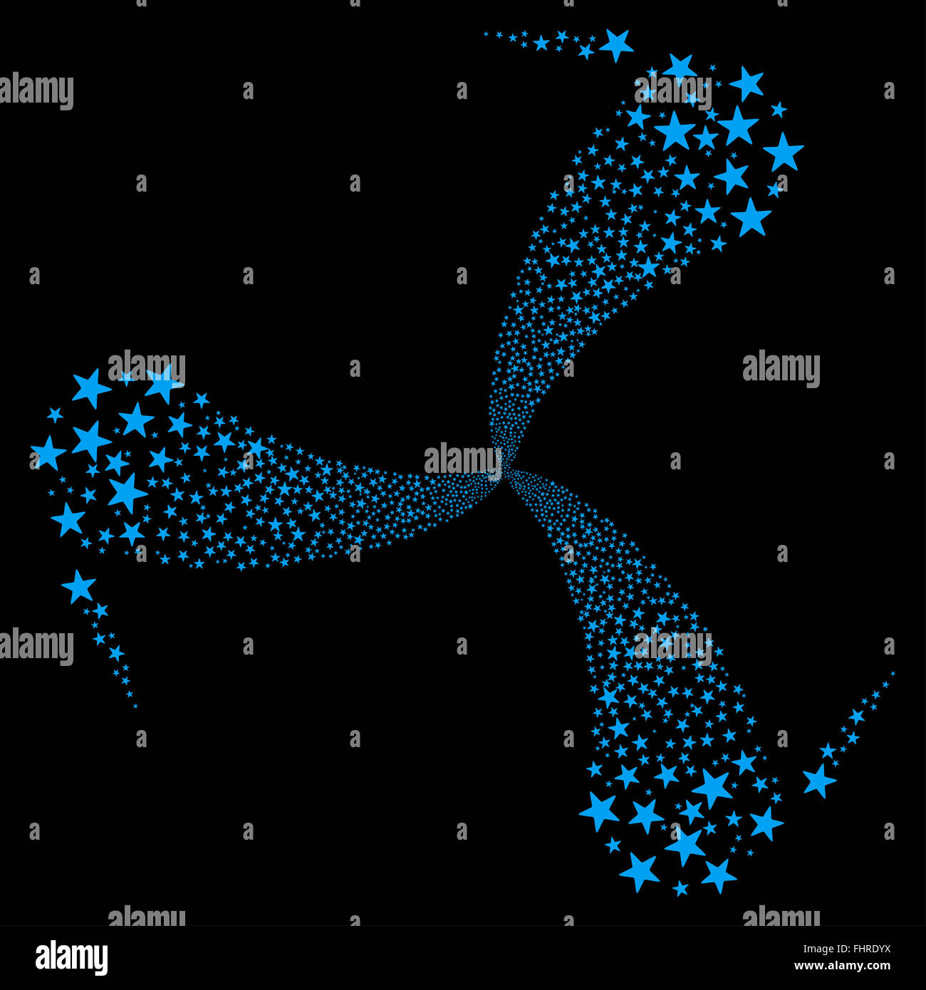 Star Salute Swirl Rotation Stock Photo - Alamy