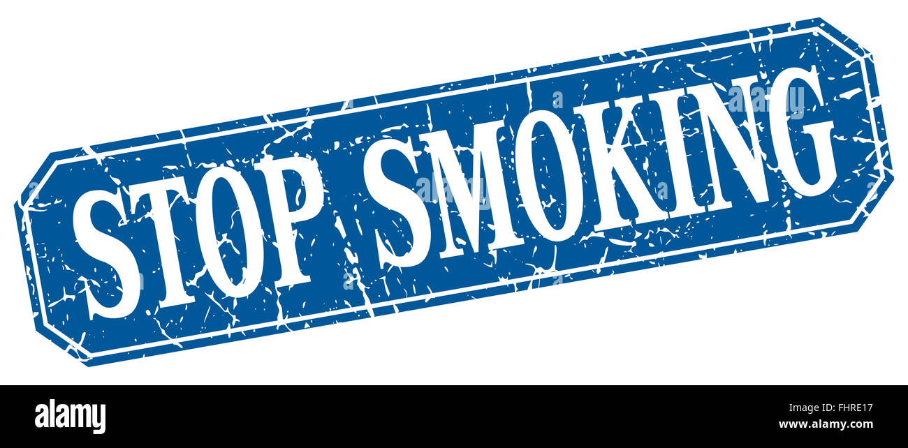 Stop square blue grunge hi-res stock photography and images - Alamy