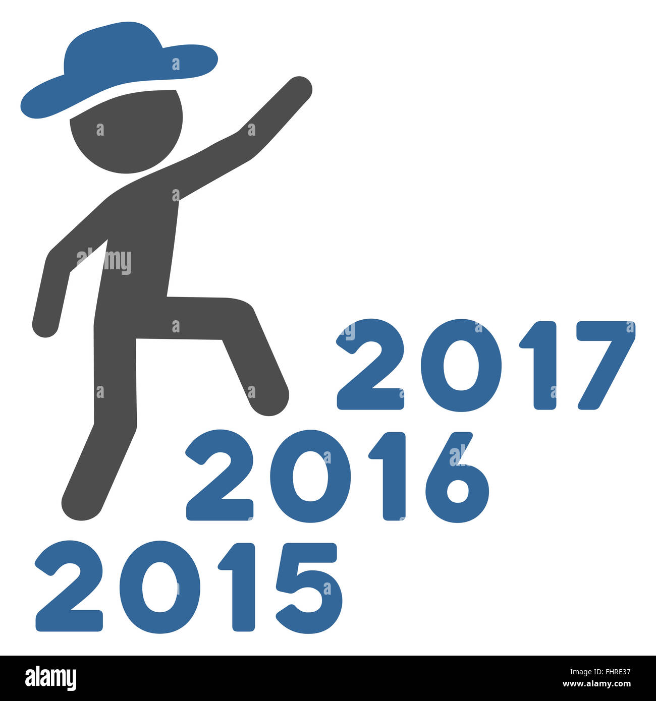 Human Steps Years Icon Stock Photo - Alamy