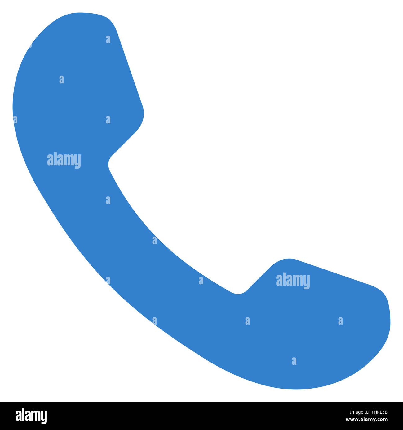 Phone Receiver Icon Stock Photo - Alamy