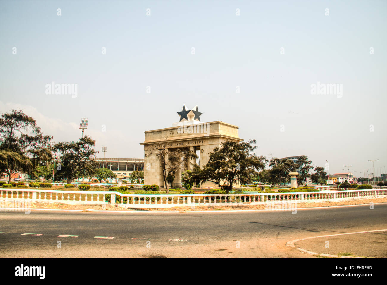 The Independence Arch of Independence Square of Accra in Ghana ...