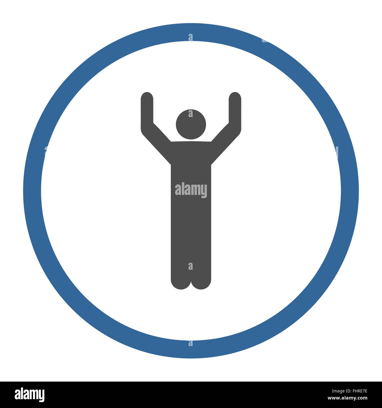 Hands up icon Stock Photo - Alamy