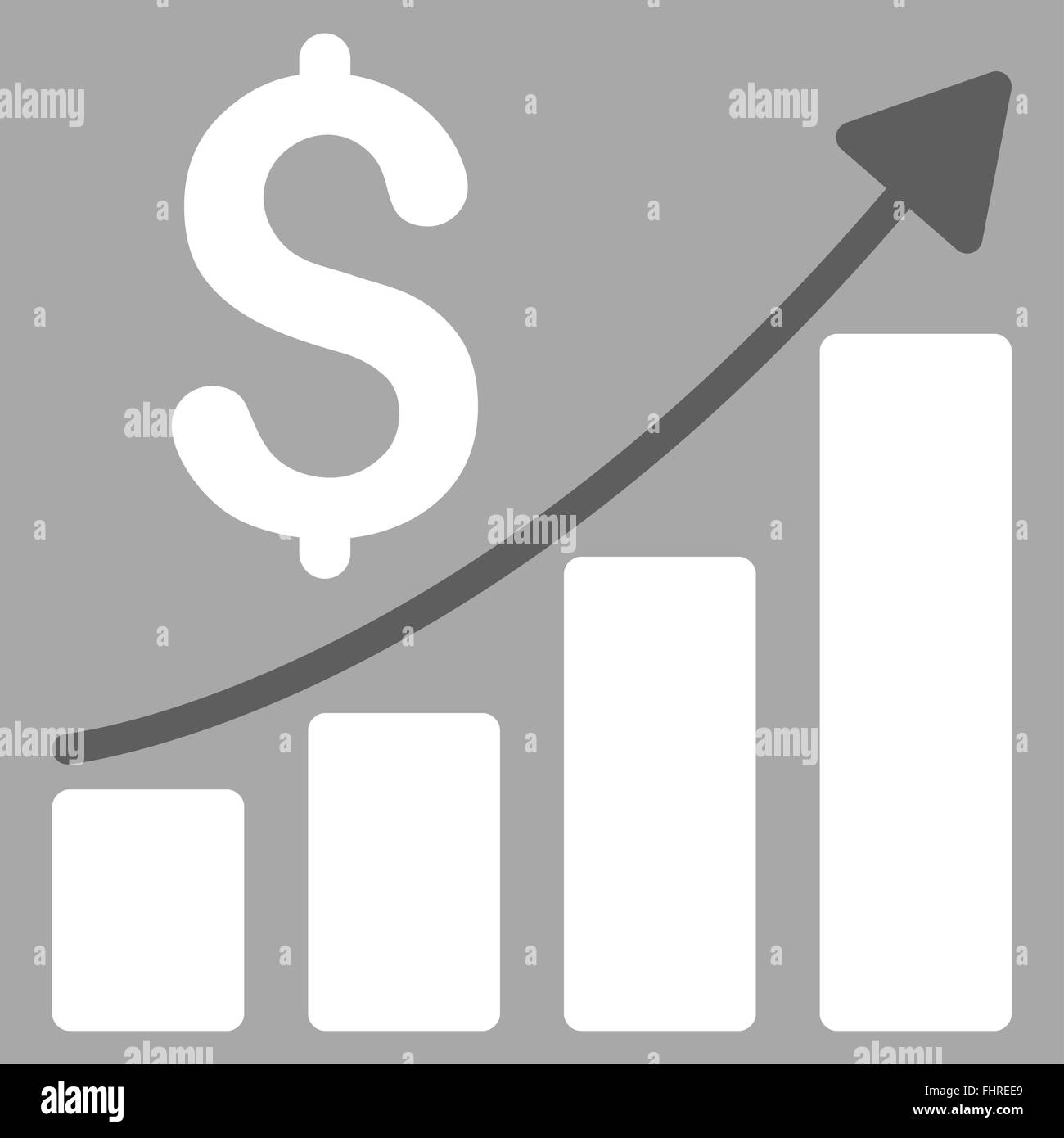 Financial Report Icon Stock Photo - Alamy