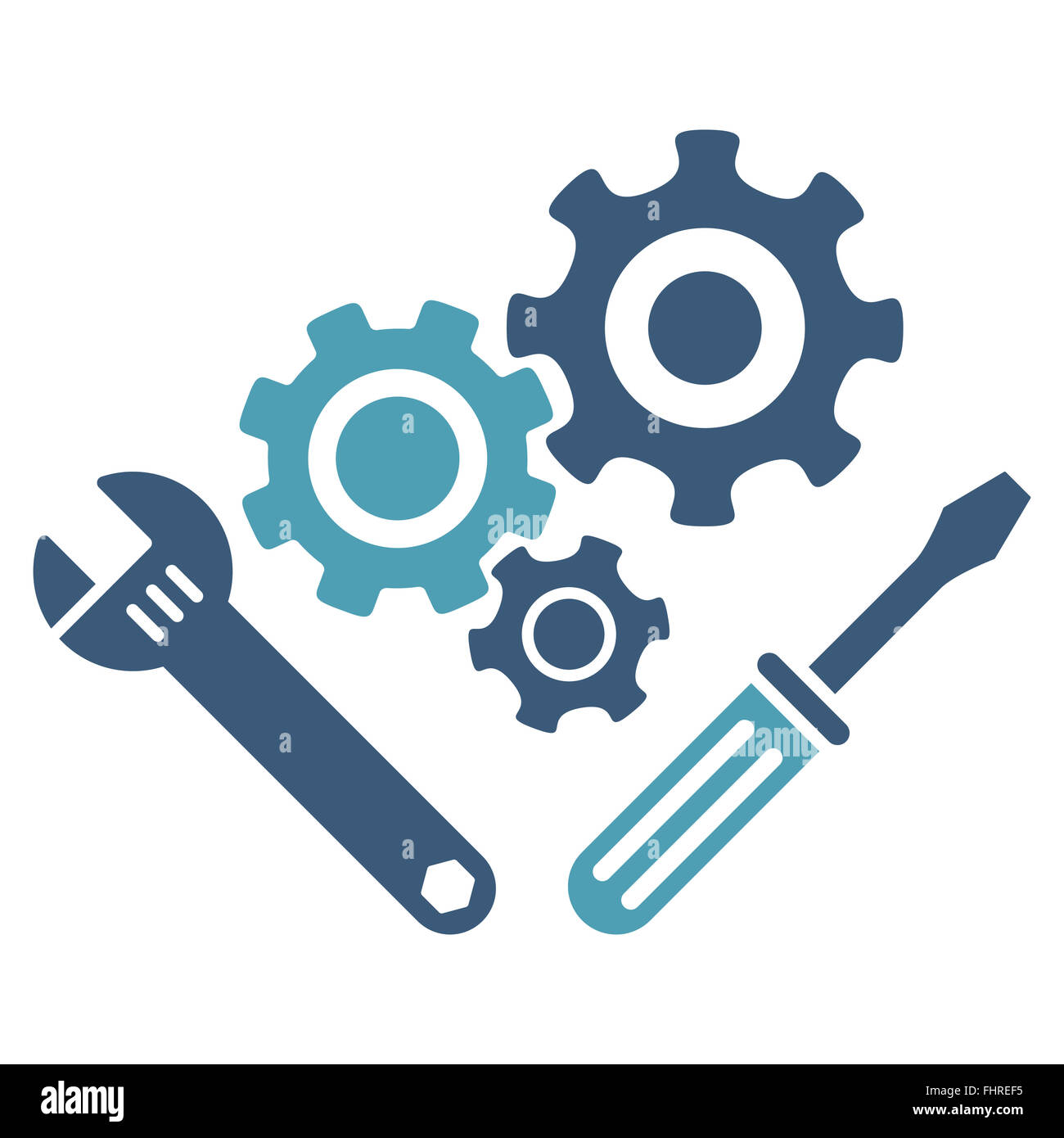 Mechanics Tools Icon Stock Photo - Alamy