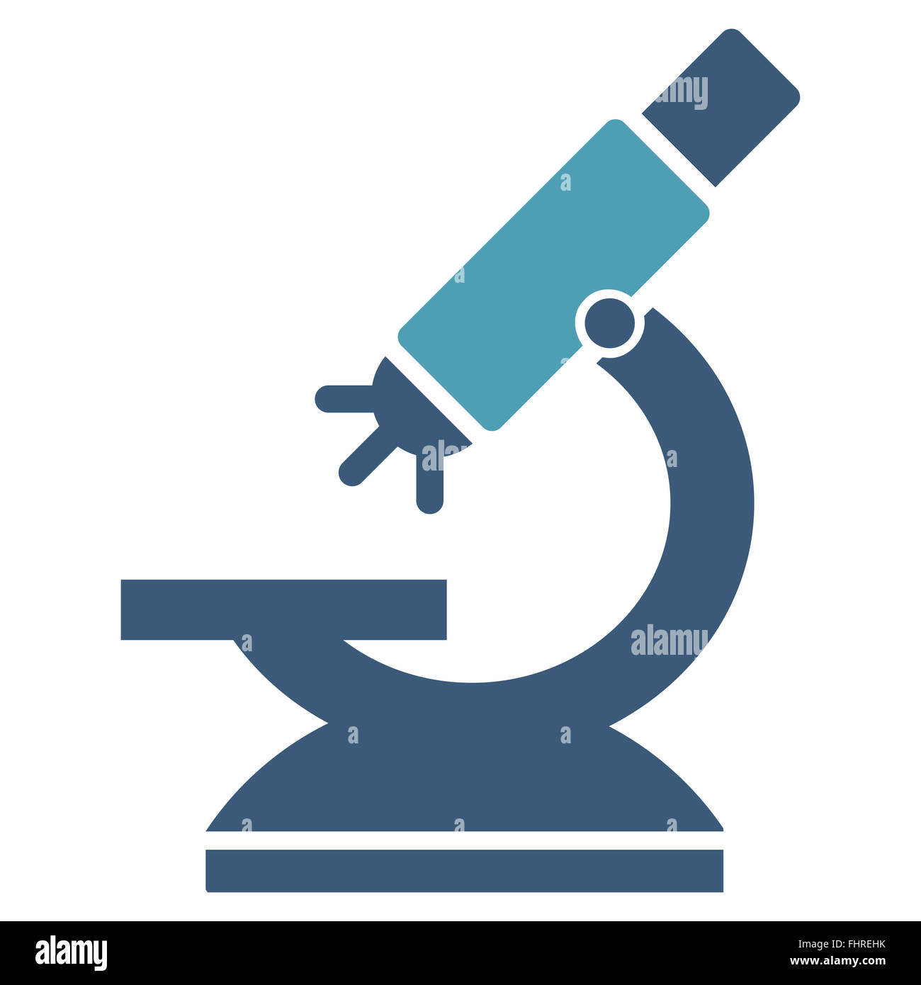 Labs Microscope Icon Stock Photo - Alamy
