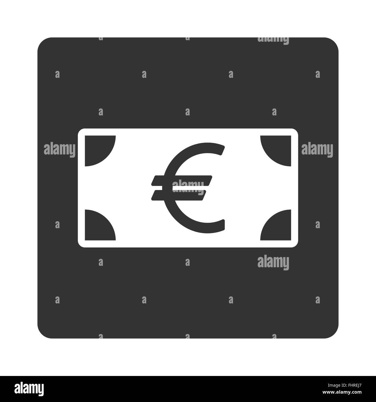 Euro Banknote icon Stock Photo - Alamy