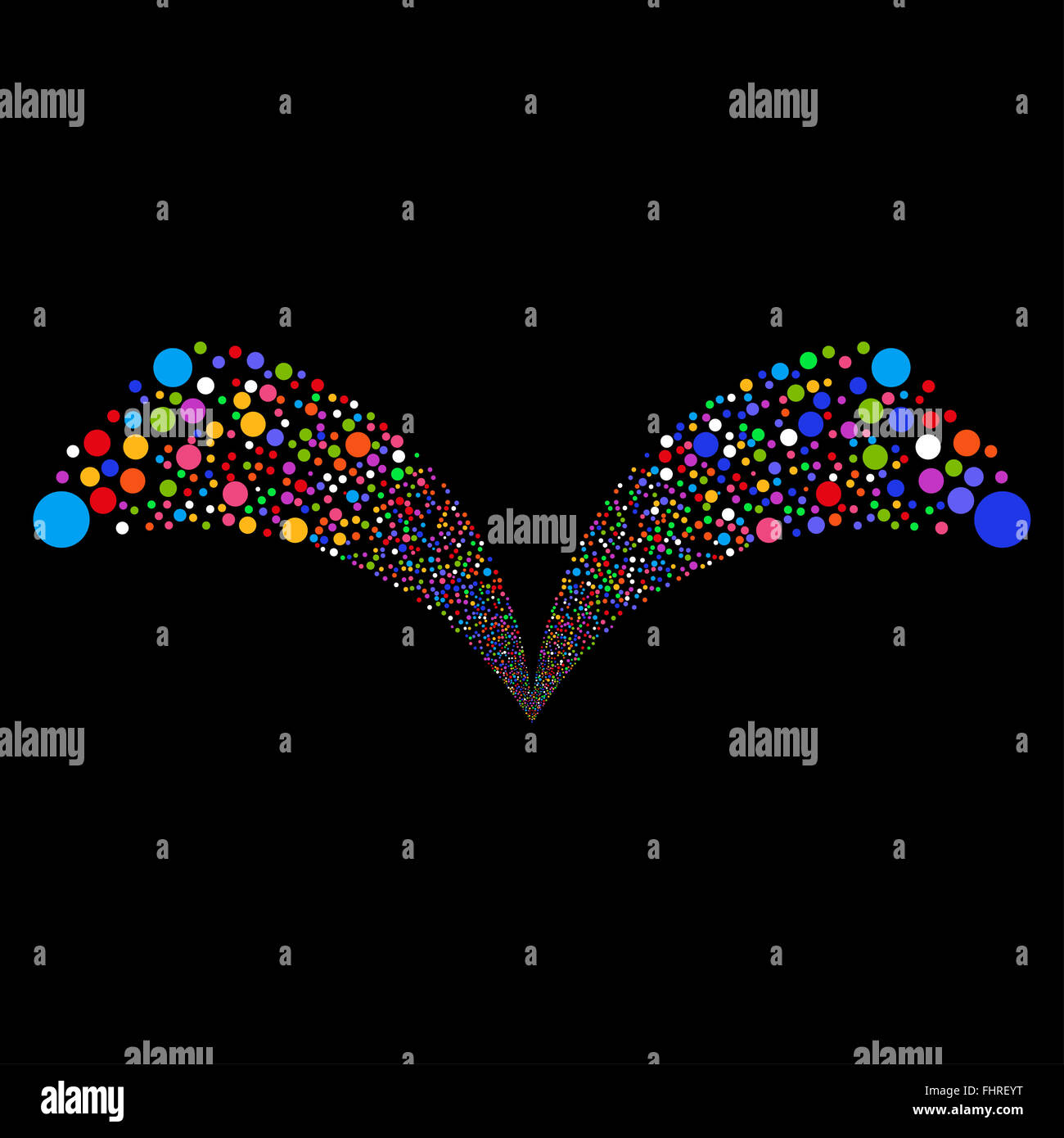 Double Bubble Fireworks Stock Photo - Alamy