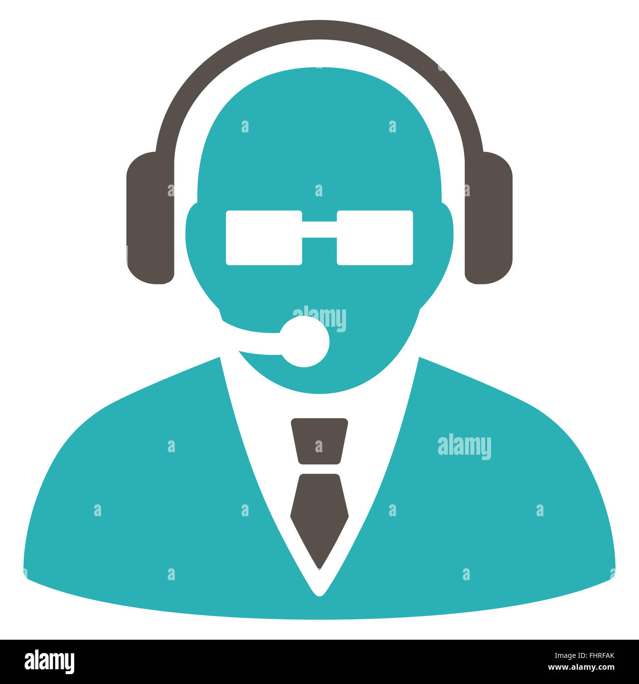 Support Manager Icon Stock Photo - Alamy