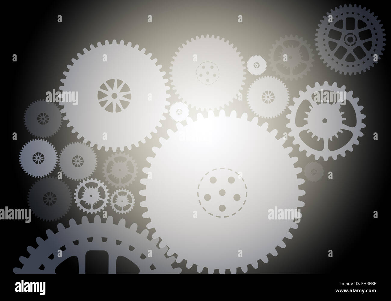 Set of mechanical gears Stock Photo - Alamy