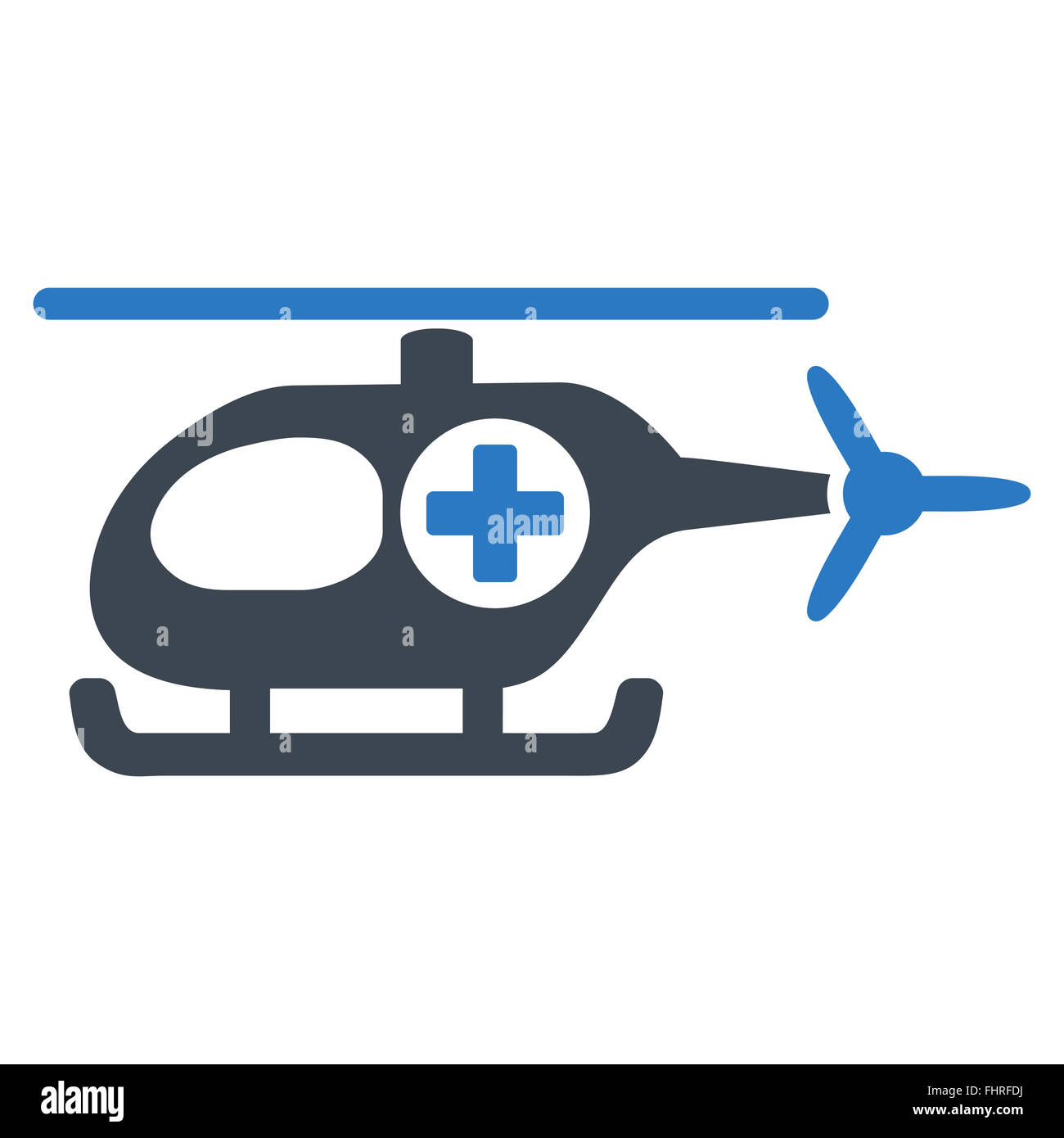 Medical Helicopter Icon Stock Photo - Alamy