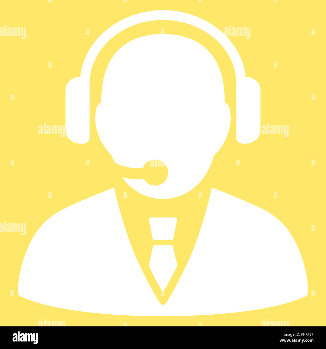 Support Manager Icon Stock Photo - Alamy